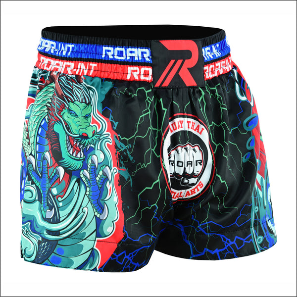 Kids Muay Thai Shorts MMA Gym Boxing Fighting Kick Martial Arts Gear – Roar-int